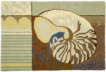 Ocean Nautilus Coastal Rug